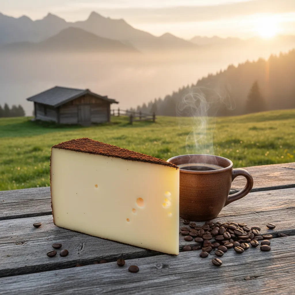 Langenegger Espresso Cheese – Alpine cheese from the Austrian Alps ...